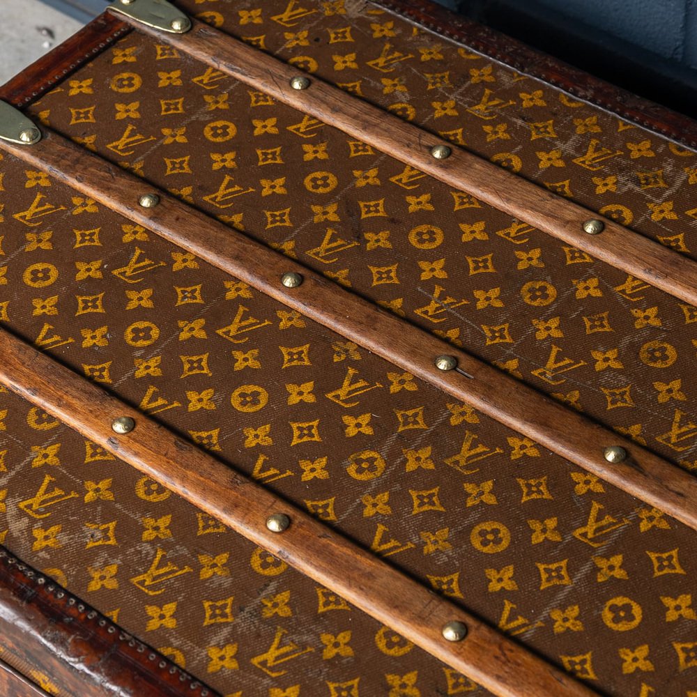 Antique Cabin Trunk in Monogram Canvas from Louis Vuitton, France ...
