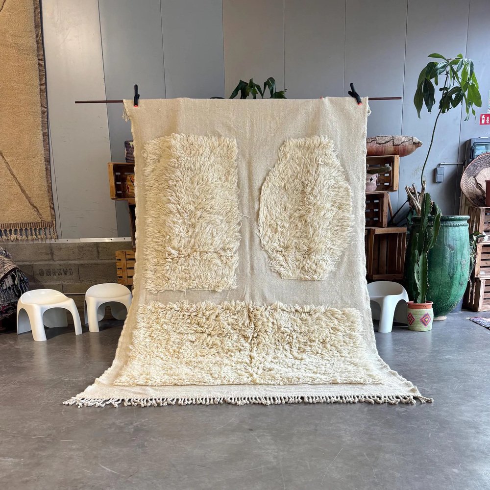 Moroccan Modern Geometric Rug, 1990s for sale at Pamono