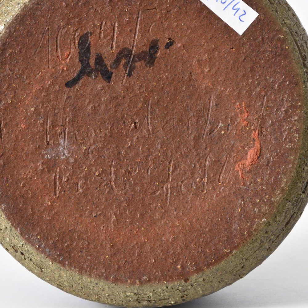 German Studio Pottery Vase by Rudi Stahl, 1970s for sale at Pamono