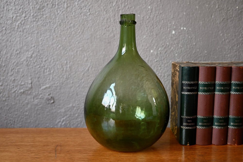 Small Antique Blown Glass Carboy from Befos, 1900 for sale at Pamono