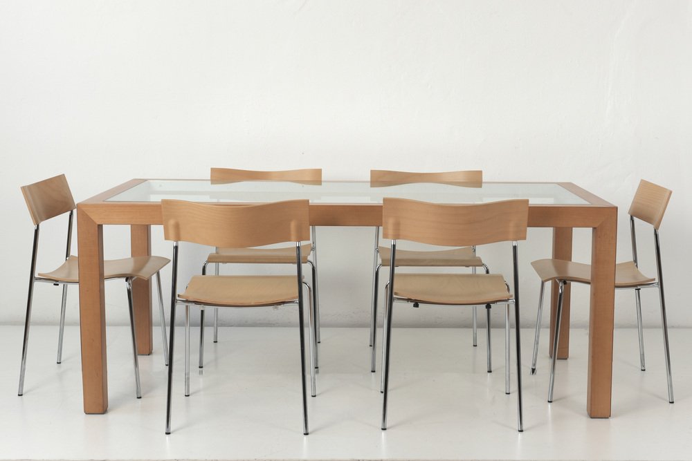 Conference Table by Milo Baughman, Usa, 1980s for sale at Pamono