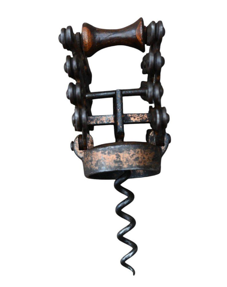 Late 19th Century English Double Lever Compound Corkscrew from Weirs ...