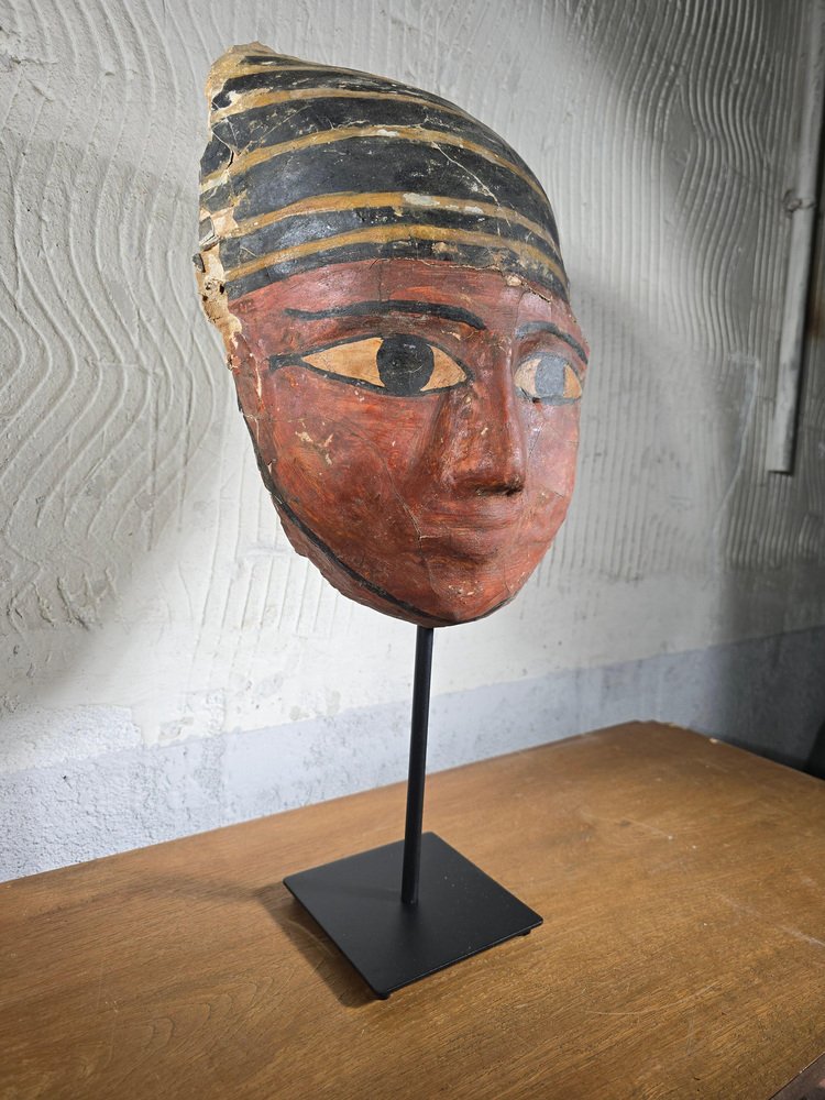 Ptolemaic Egyptian Cartonnage Mask for sale at Pamono