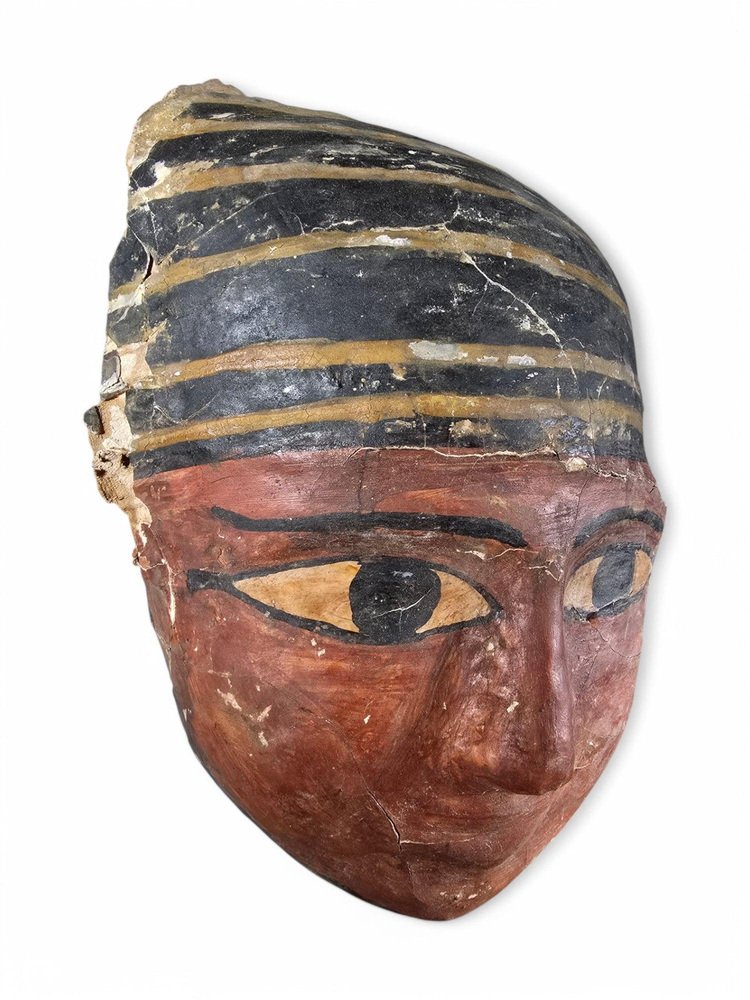 Ptolemaic Egyptian Cartonnage Mask for sale at Pamono