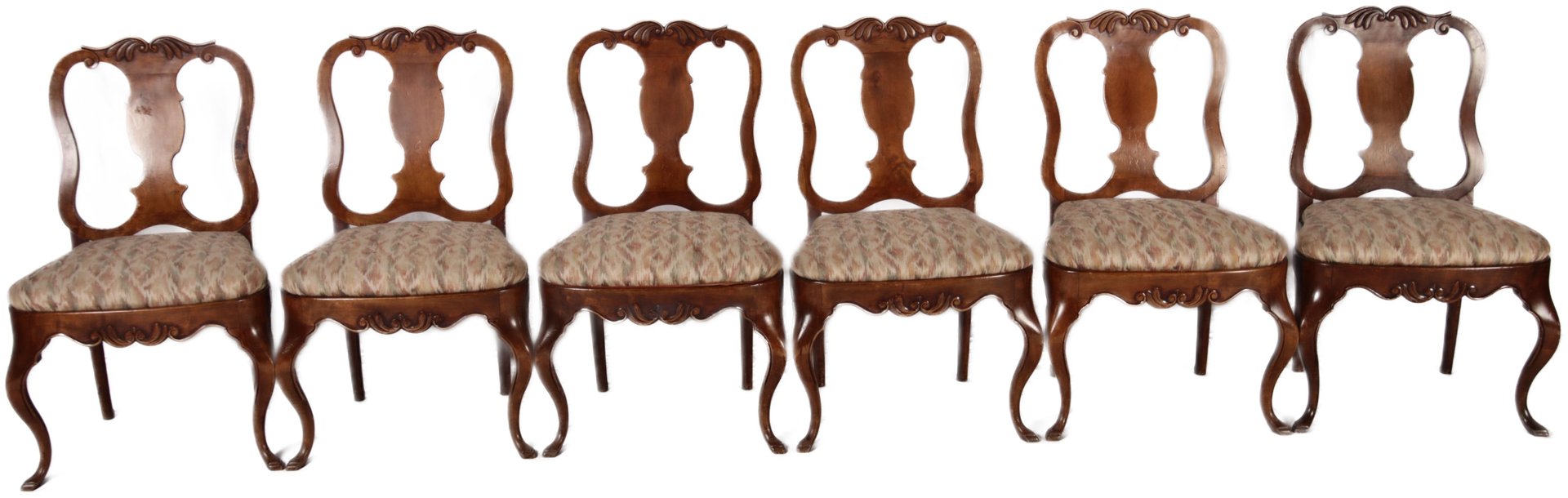 Antique Rococo Chairs, 1760, Set of 6 for sale at Pamono