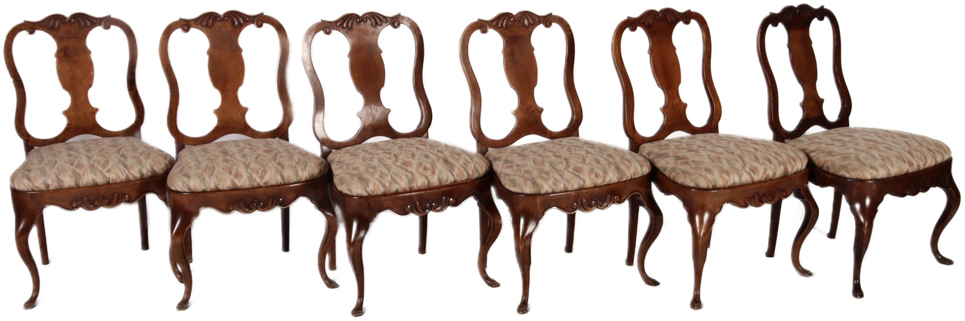 Antique Rococo Chairs, 1760, Set of 6 for sale at Pamono