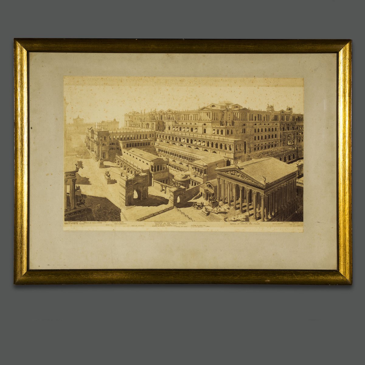 Period Italian Grand Tour Lithographs, Set of 2 for sale at Pamono