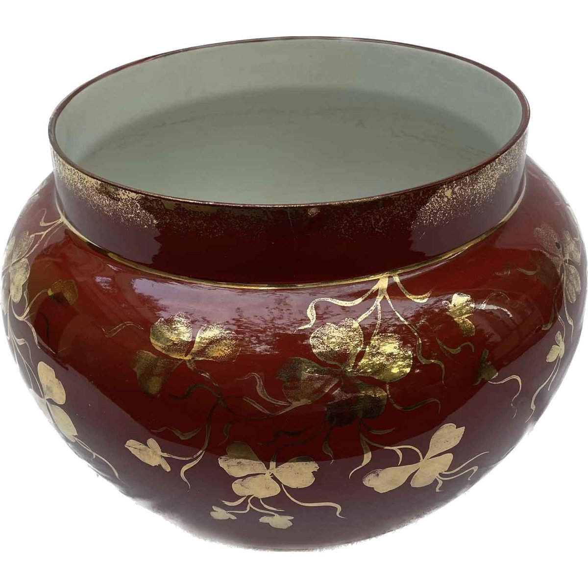 Red and Gold Vase in Verbanum Stone by Guido Andlovitz for Sci Laveno ...