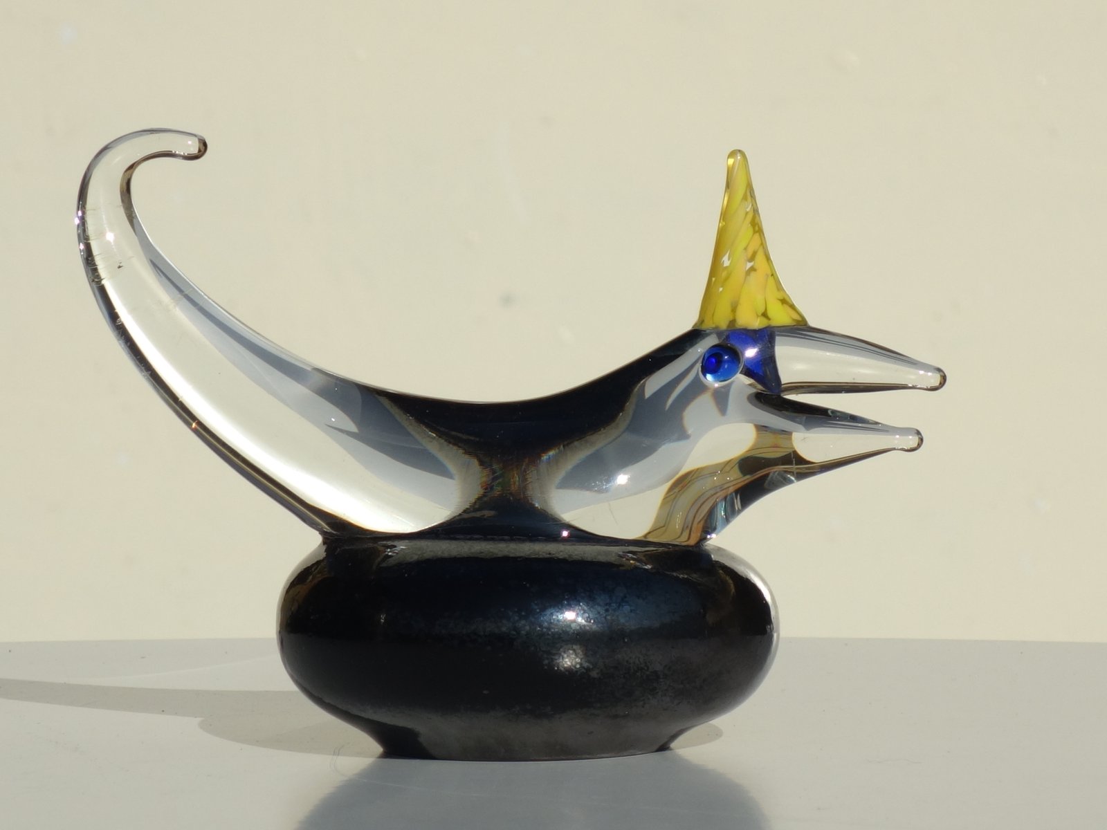 Dodo Bird Glass Sculpture from Novosad & Syn, 1980s for sale at Pamono