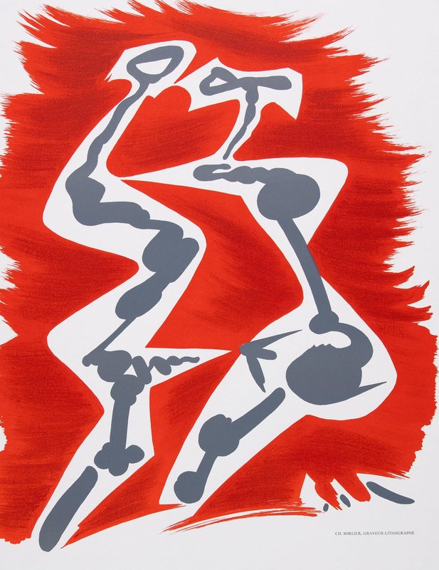 André Masson, Surrealist Characters, Lithograph for sale at Pamono