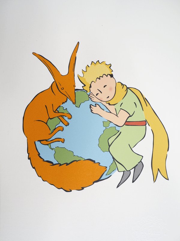 Antoine de Saint-Exupery, The Little Prince and the Fox Protect the ...