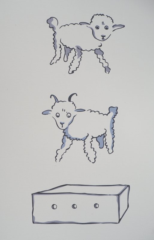 Antoine de Saint-Exupery, The Little Prince and the Sheep, Lithograph ...