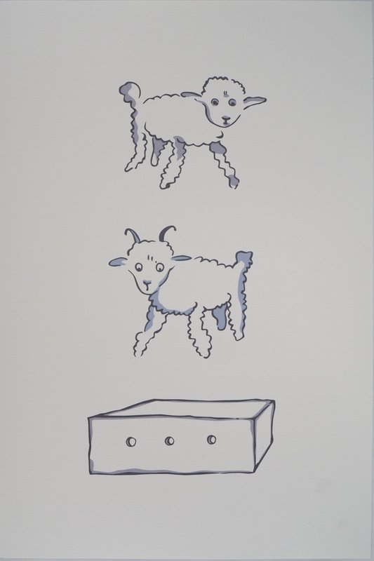 Antoine de Saint-Exupery, The Little Prince and the Sheep, Lithograph ...