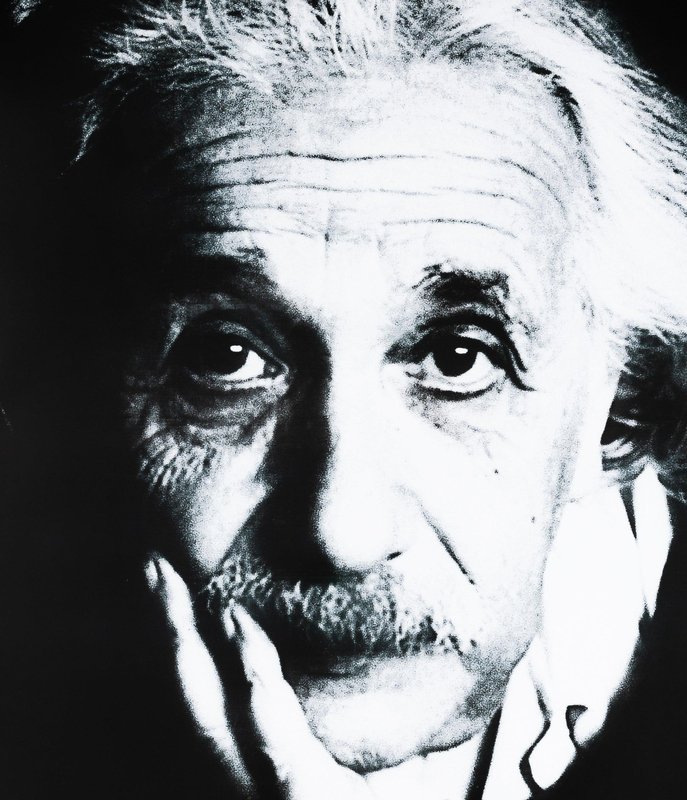 Apple Albert Einstein Poster for sale at Pamono