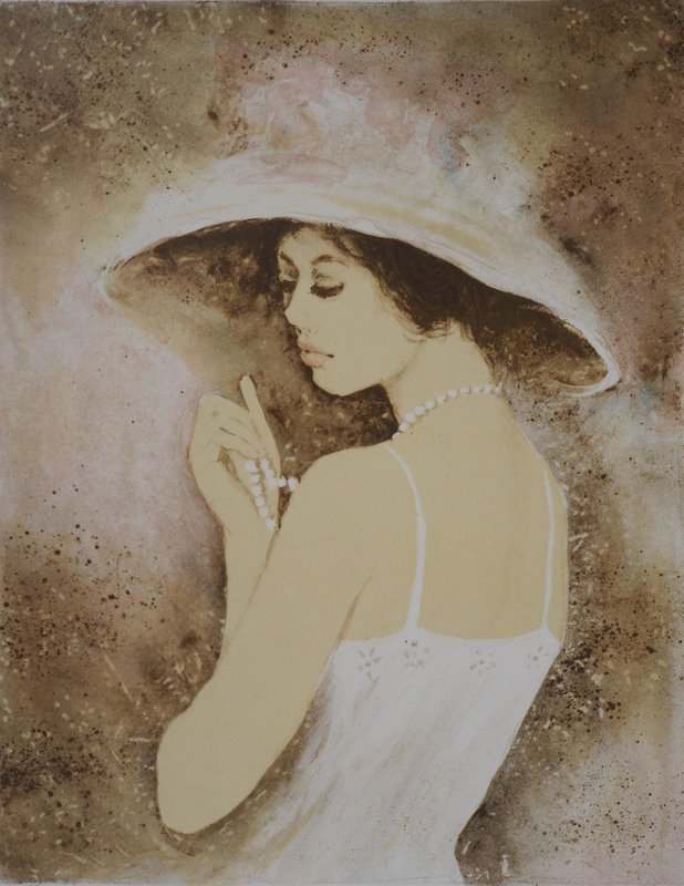 Bernard Charoy, Maeva, Lithograph for sale at Pamono
