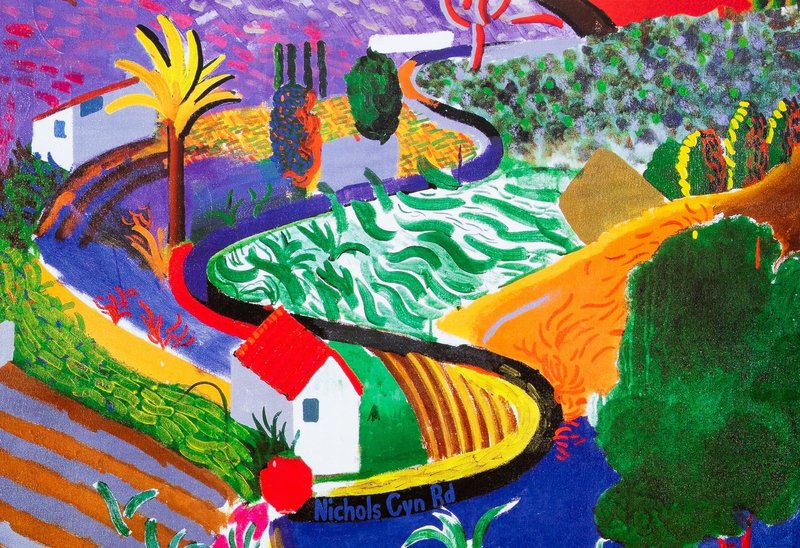 David Hockney Nichols Canyon Poster for sale at Pamono