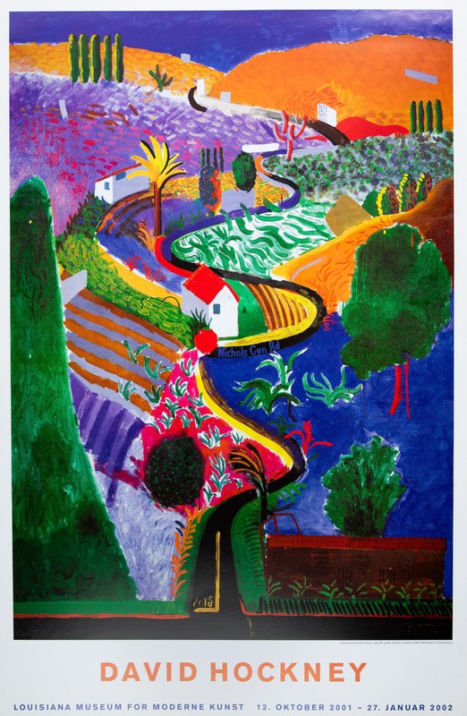 David Hockney Nichols Canyon Poster for sale at Pamono
