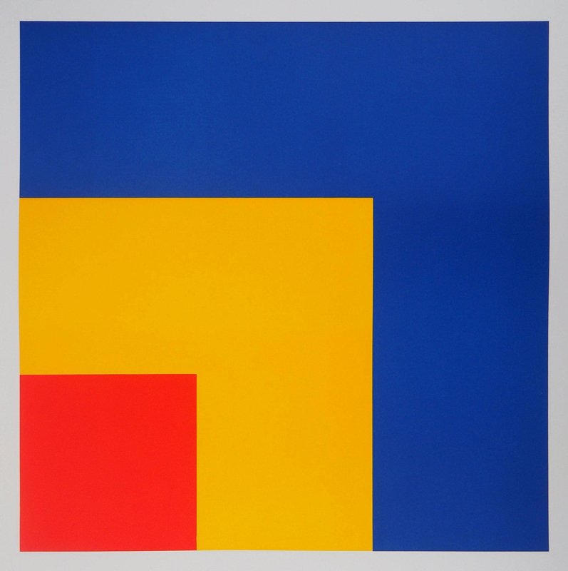 Ellsworth Kelly, Red, Yellow and Blue, Lithograph for sale at Pamono