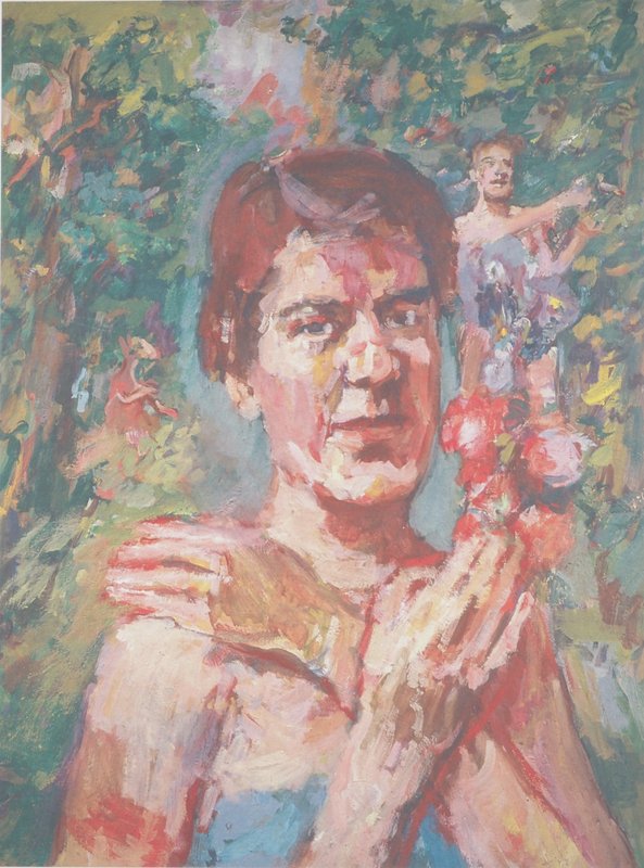 Oskar Kokoschka, Portrait of Olda Kokoschka, Lithograph for sale at Pamono