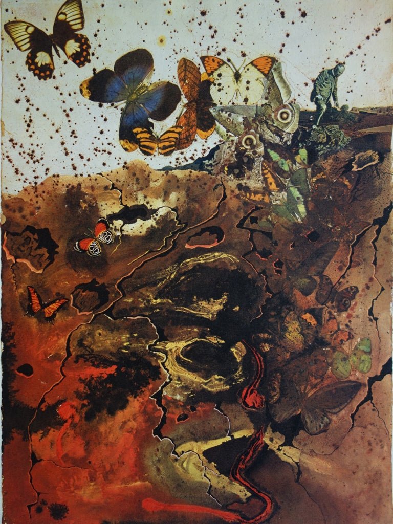 Salvador Dali, Auvergne, Lithograph & Etching for sale at Pamono