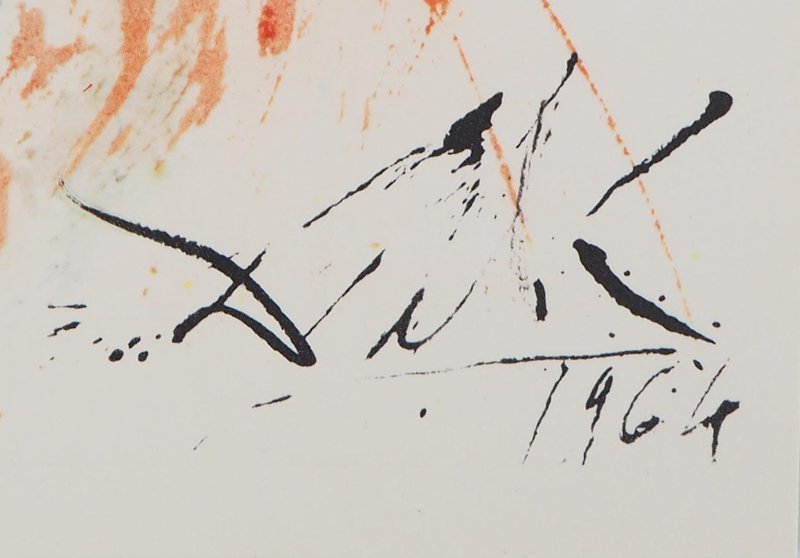 Salvador Dali, The Light, Lithograph for sale at Pamono