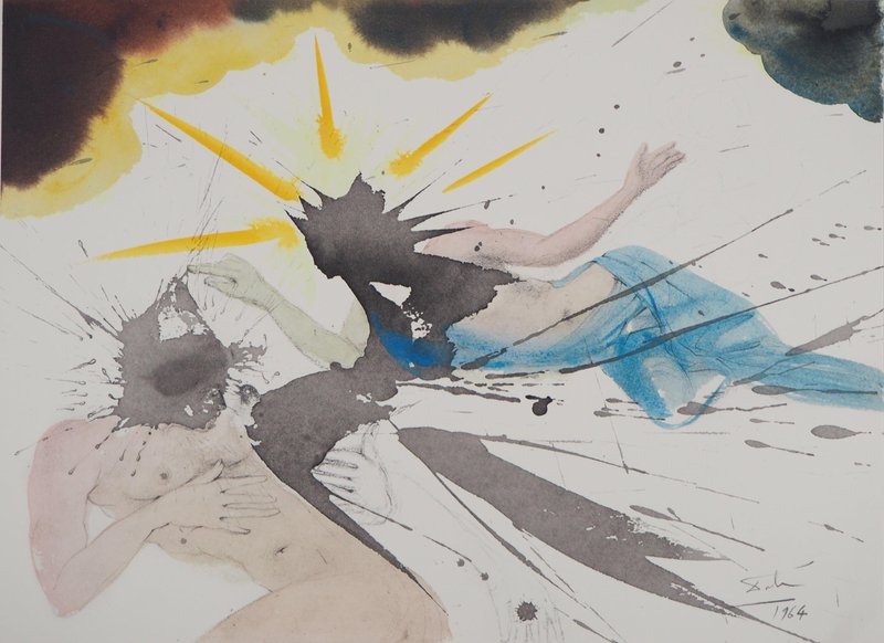 Salvador Dali, The Resurrection, Lithograph for sale at Pamono