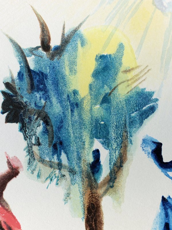 Salvador Dali, The Tree of Punishment, Woodcut for sale at Pamono