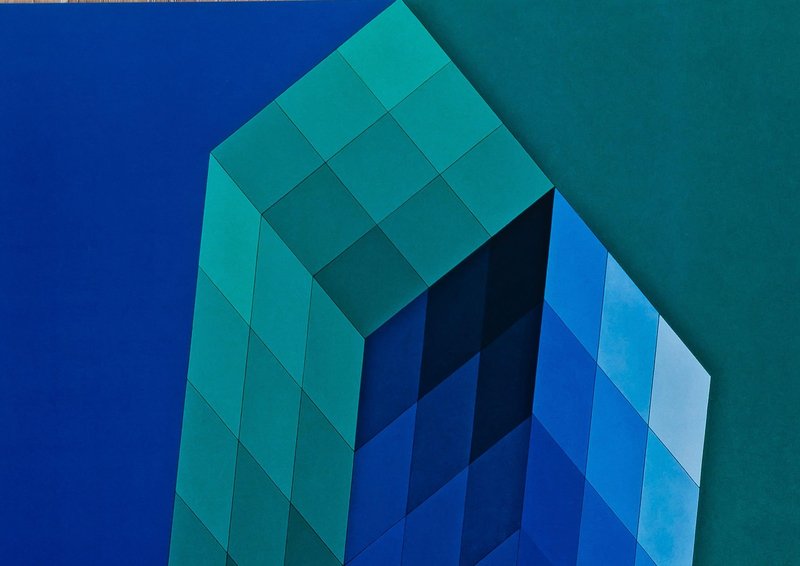 Victor Vasarely Eye Attack Poster for sale at Pamono