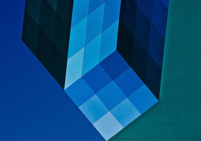 Victor Vasarely Eye Attack Poster for sale at Pamono