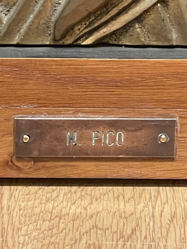 Maurice Picaud / Pico, Dancer Bas-Relief, 1930s, Gilded Stucco for sale ...