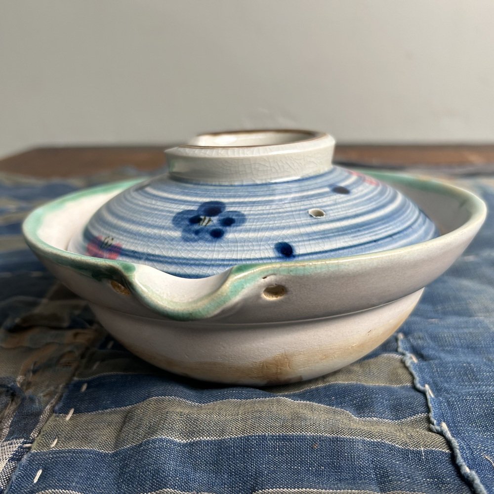 Japanese Decorative Ceramic Cooking Pot, 1960s for sale at Pamono