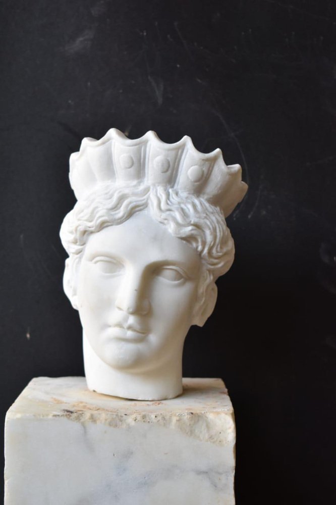 Classical Greek Style Bust of a Woman, 20th Century, Marble for sale at ...
