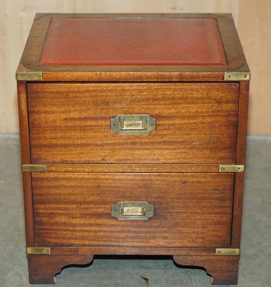 Kennedy Military Campaign Side Tables from Harrods, 1960 for sale at Pamono