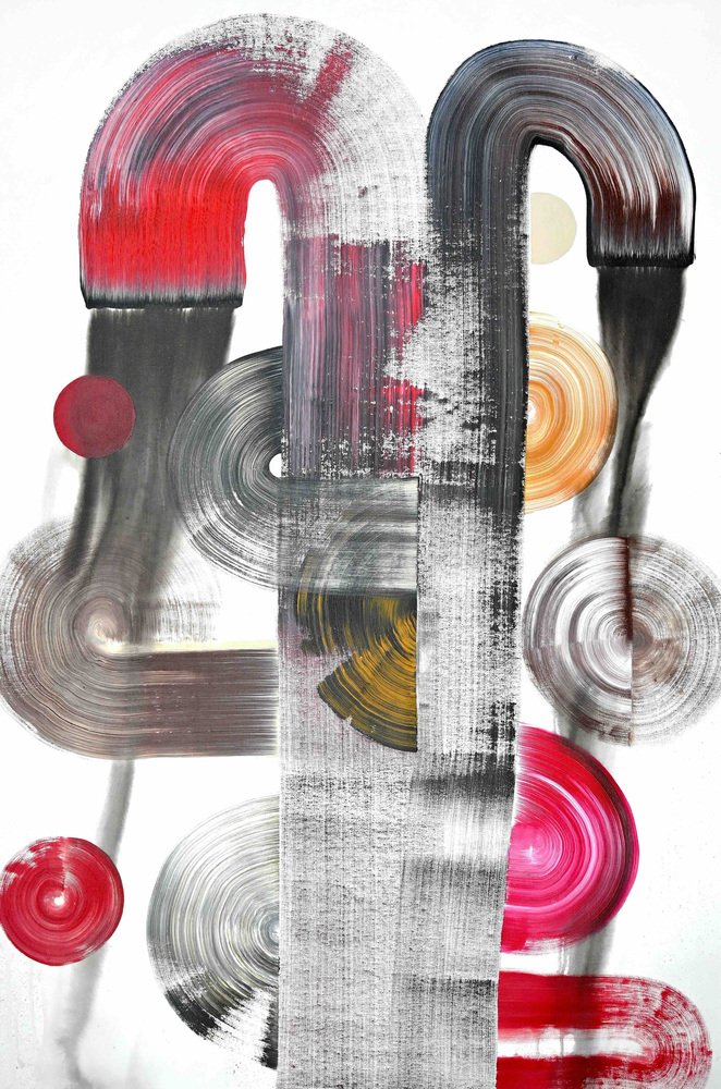 Sumit Mehndiratta, Retrometric, Acrylic on Canvas for sale at Pamono