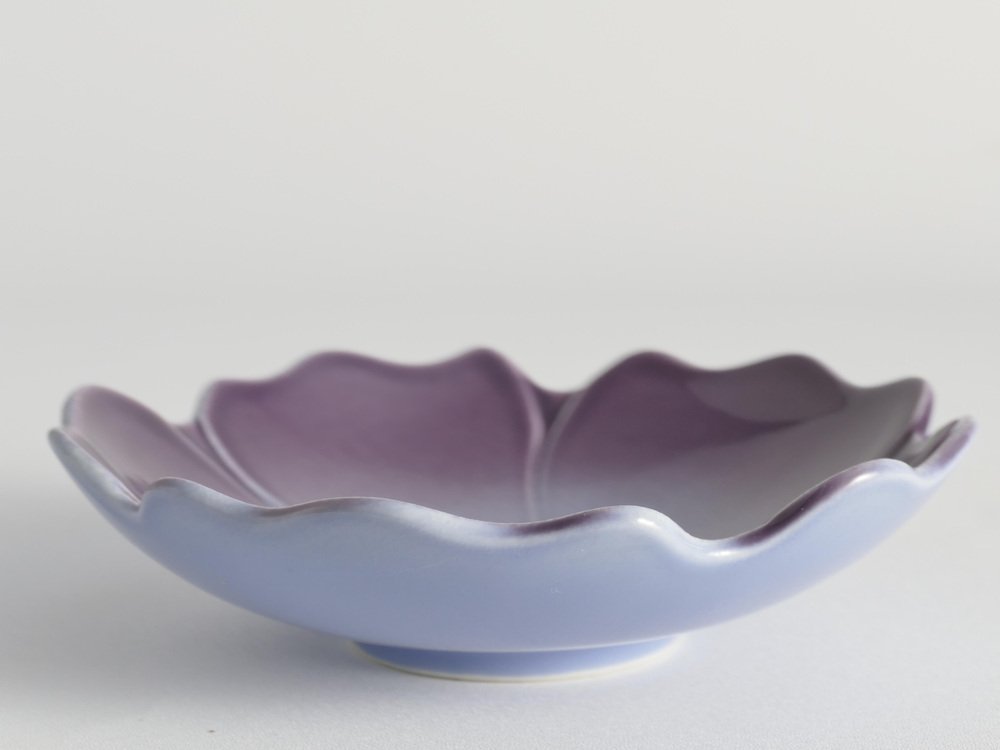 Stoneware Violet Bowl by Margareta Hennix for Gustavsberg Studio, 1970s ...
