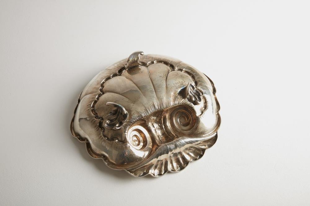 Shell Centerpiece in 800 Silver, 1930s for sale at Pamono