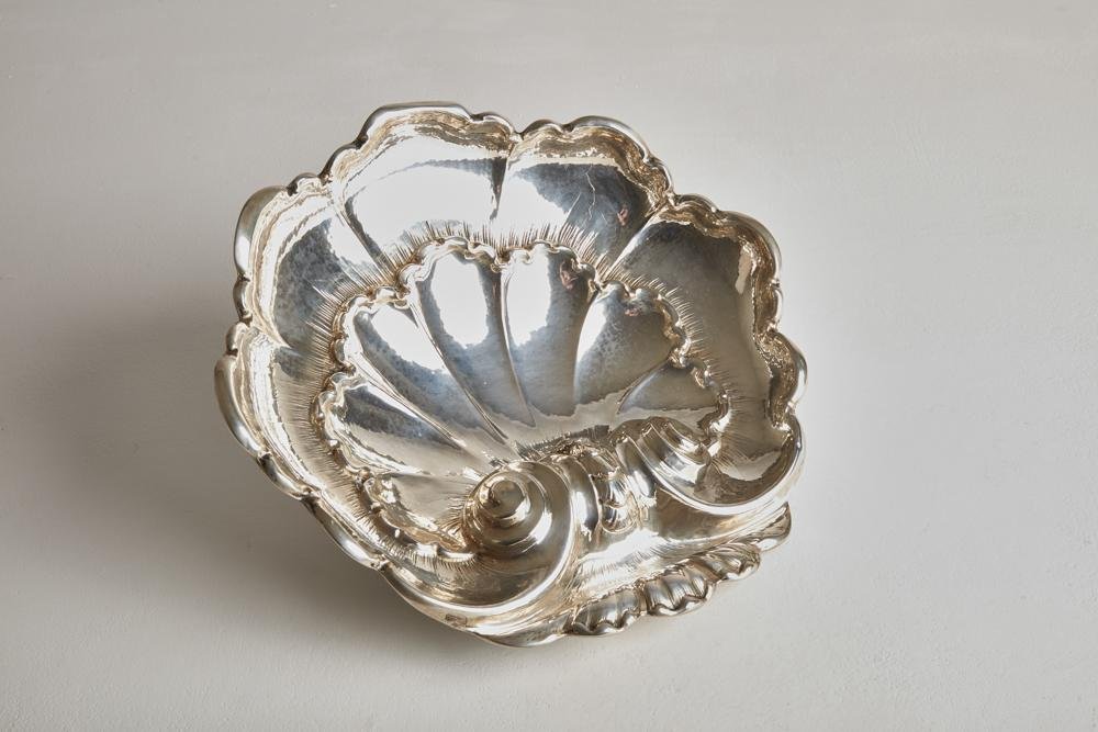 Shell Centerpiece in 800 Silver, 1930s for sale at Pamono
