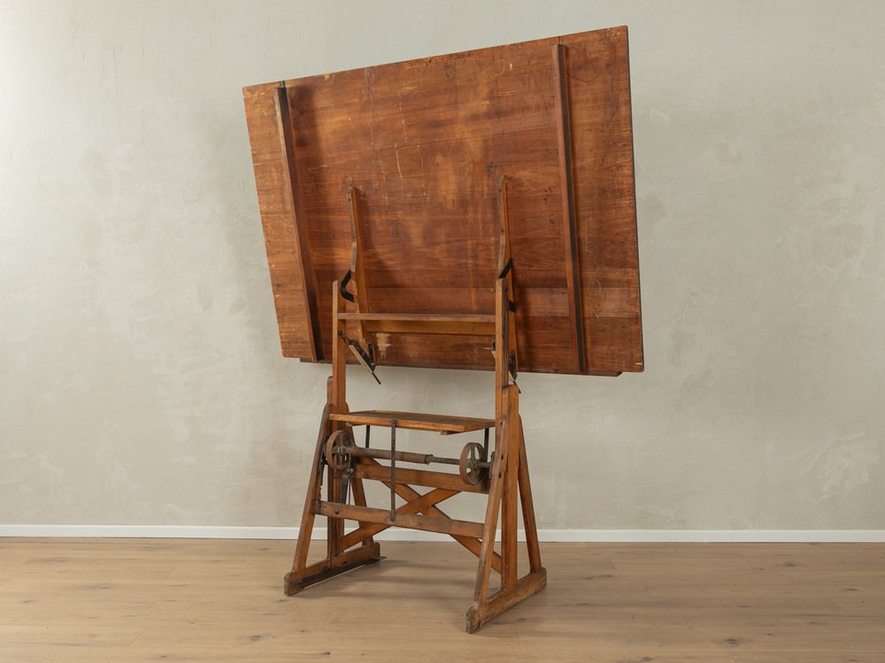Wooden Drawing Table, 1900s for sale at Pamono