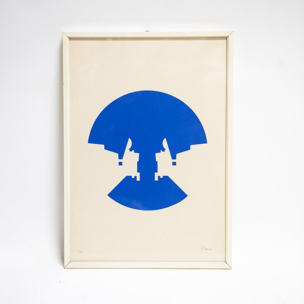 G. R. Lanza, Composition, 1980s, Print for sale at Pamono