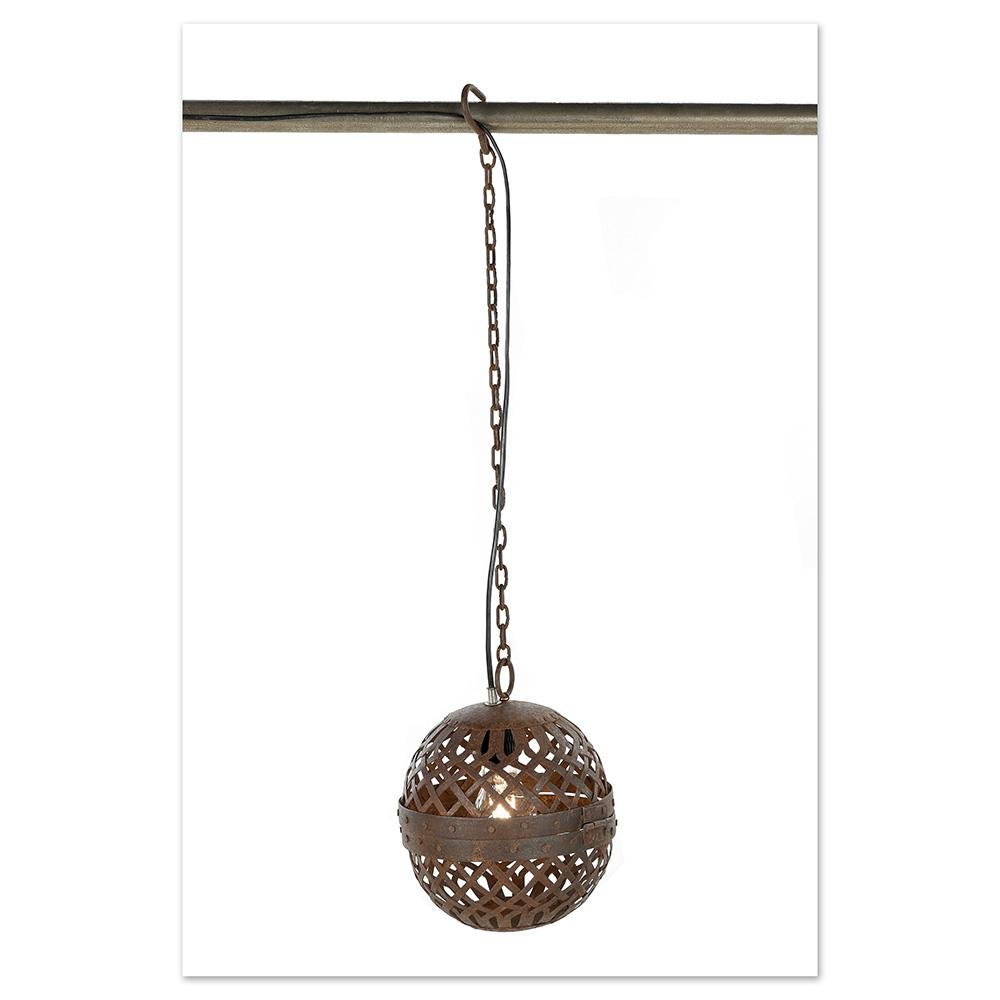 Metal Ball Pendant Light for sale at Pamono