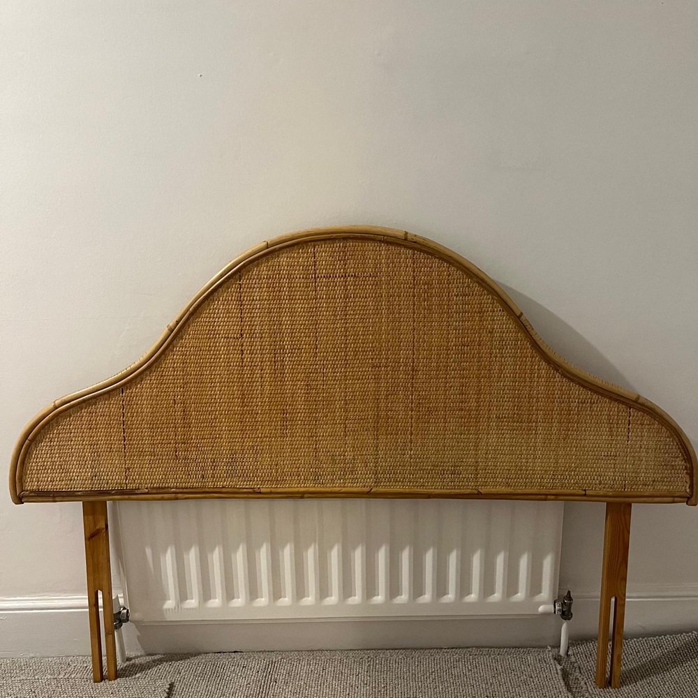 Vintage Cane Headboard for sale at Pamono