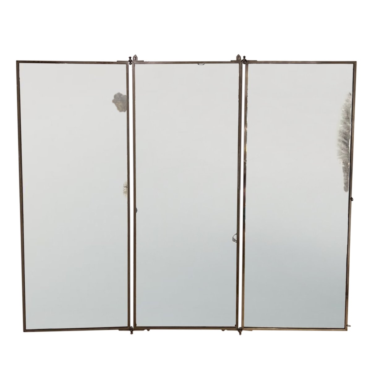 Large Triptych Wall Mirror from Miroir Brot, 1920s for sale at Pamono