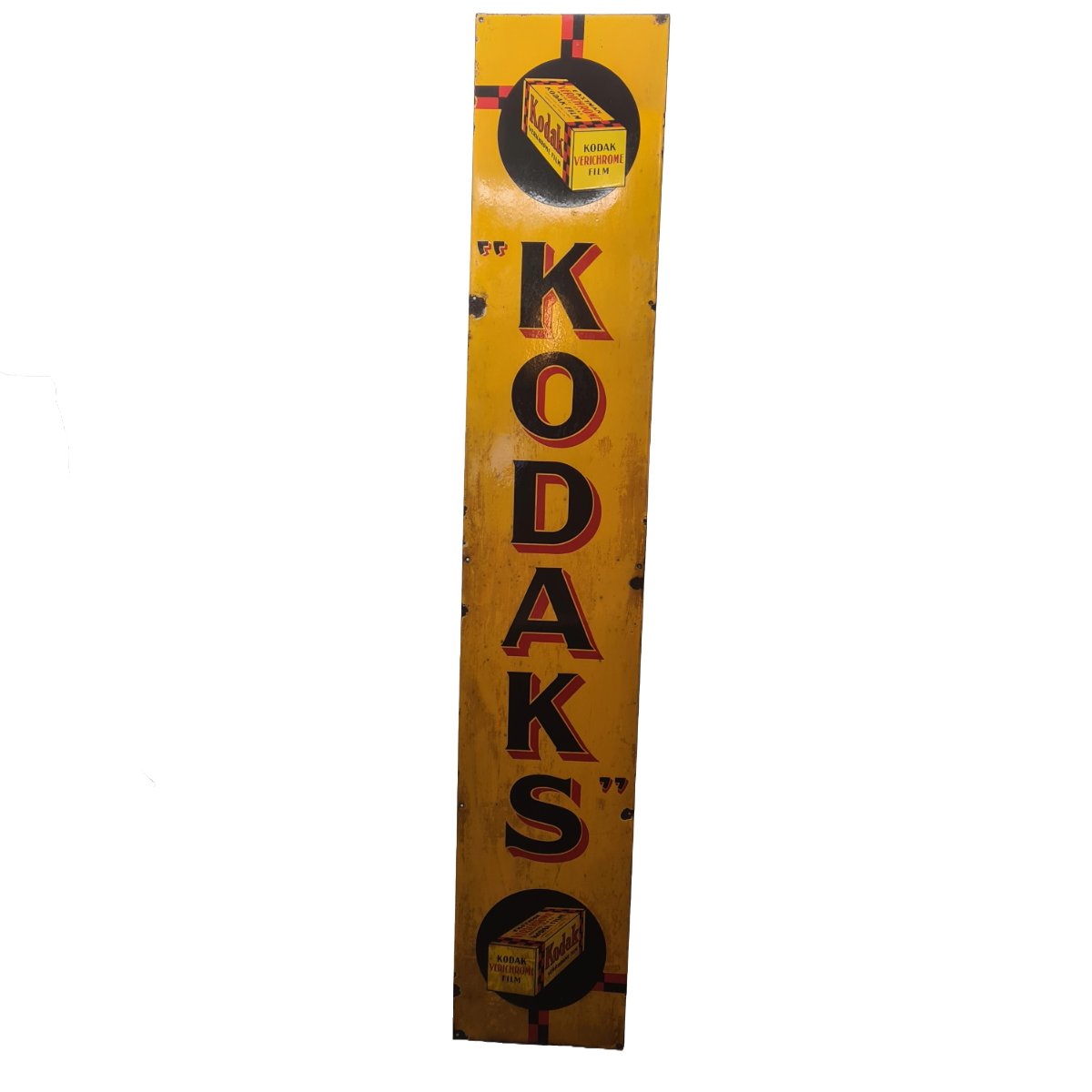 English Enamel Kodak Advertising Sign, 1930s-1940s for sale at Pamono