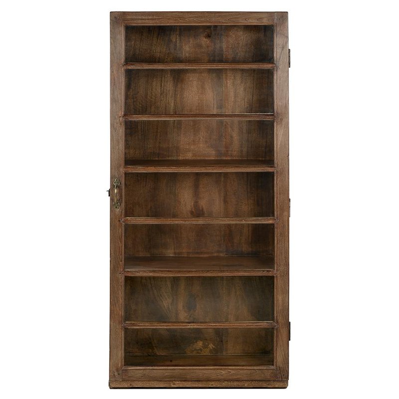 Large Wooden Wall Display Case for sale at Pamono