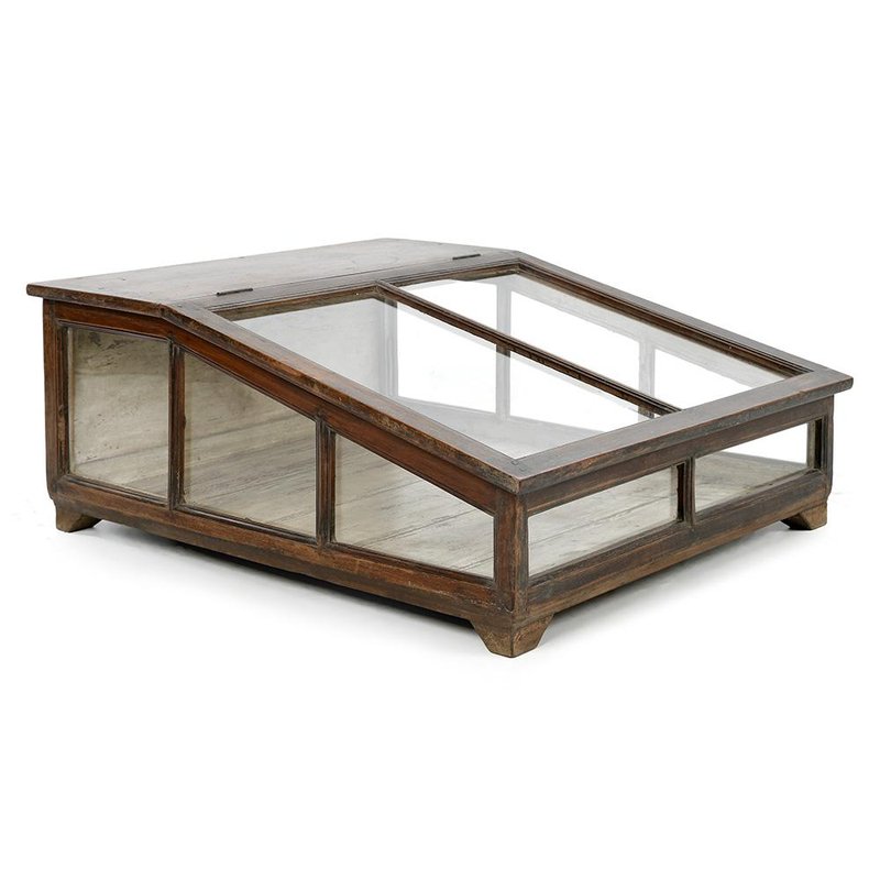 Wooden Display Case on Legs for sale at Pamono