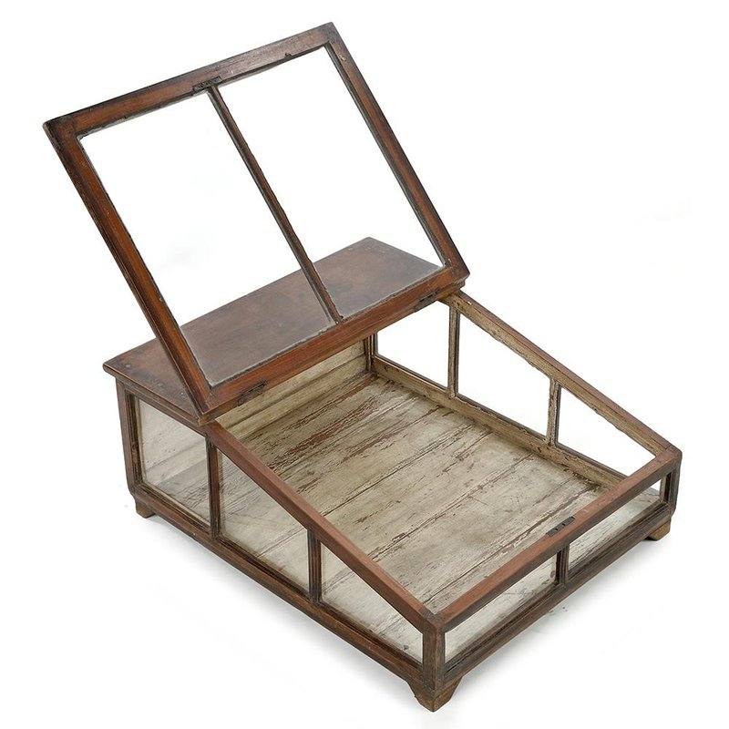 Wooden Display Case on Legs for sale at Pamono