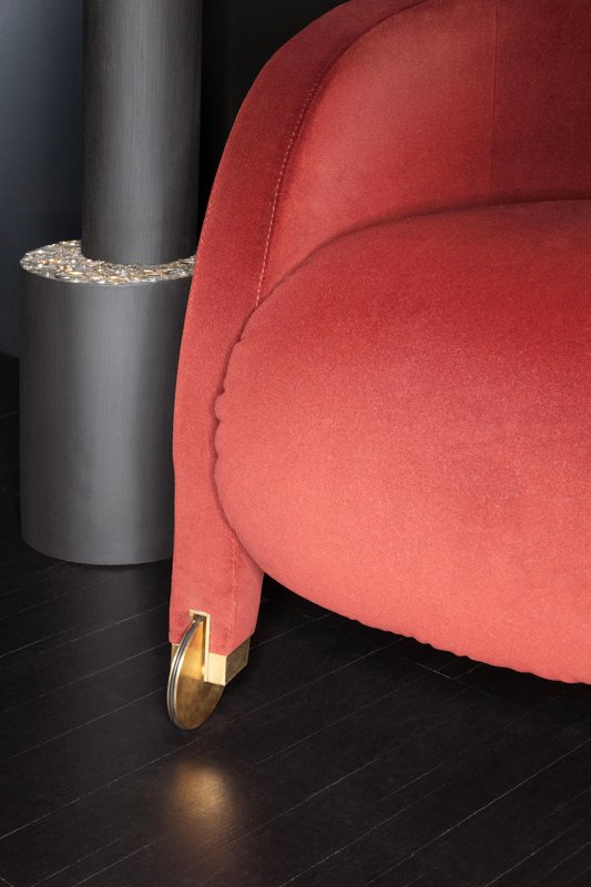 Adele Lounge Chair by Somaschini for sale at Pamono