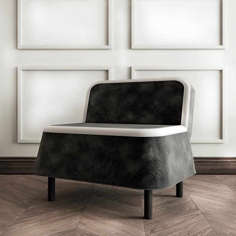 Coco Lounge Chair by Studio Uwe Gaertner for sale at Pamono