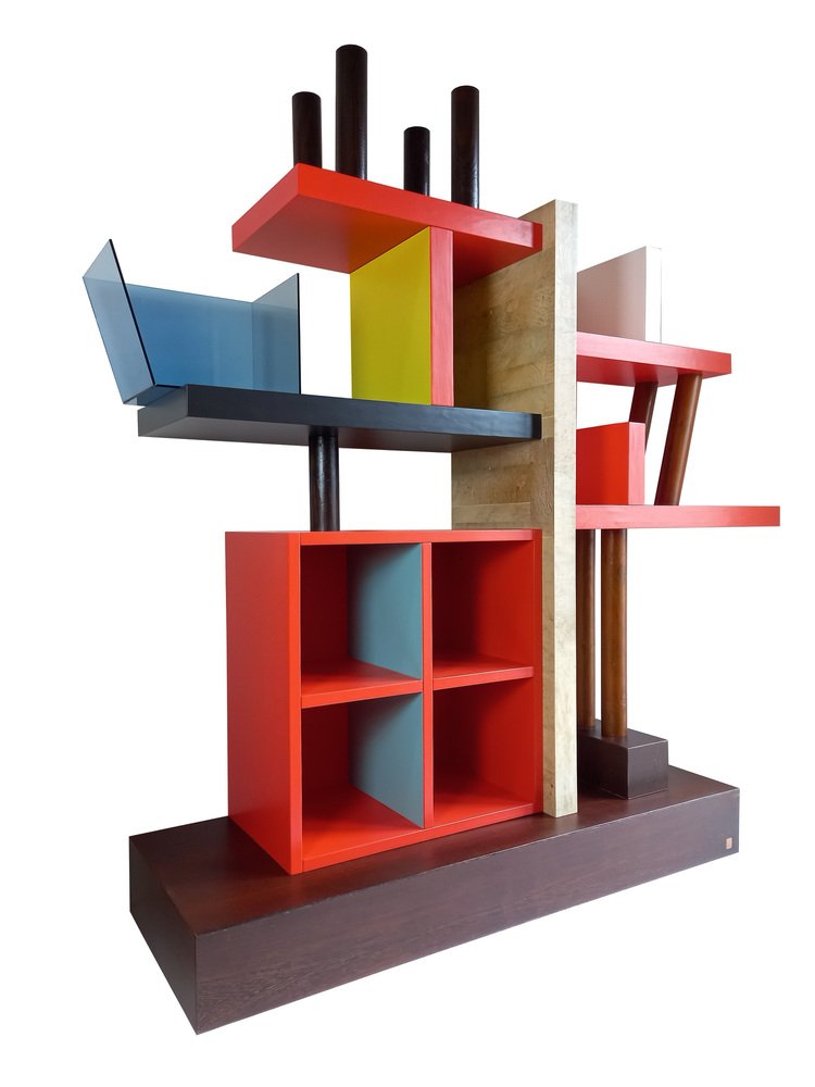 Liana Bookcase by Ettore Sottsass, 1985 for sale at Pamono