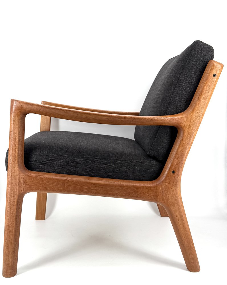 Mid-Century Design Armlehnstuhl aus Teak von Ole Wanscher für France ...